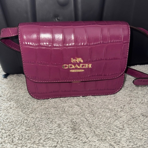 Coach | Bags | Coach Dark Berry Mini Crossbody Bag | Poshmark